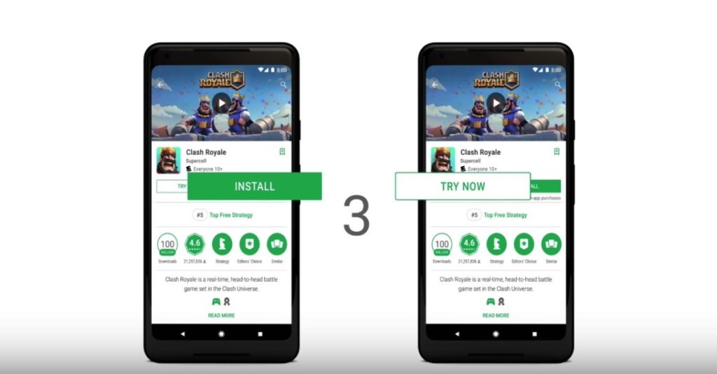 Google Play Instant lets you try games before you buy - GEEKSPIN