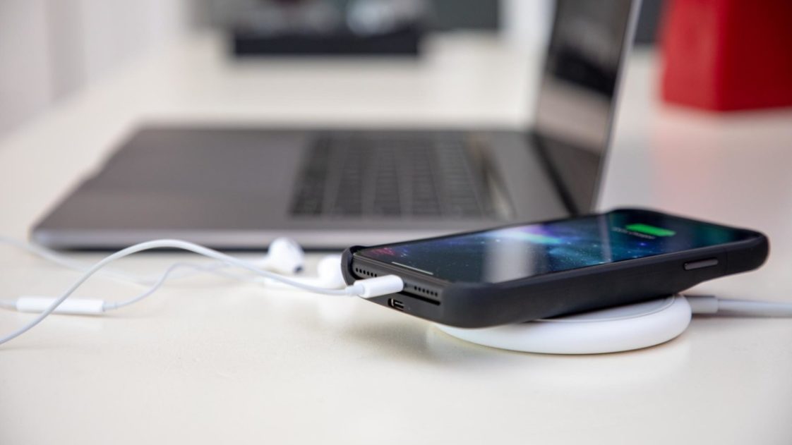 MyCharge's UnPlugged is a wireless charger and portable battery pack ...