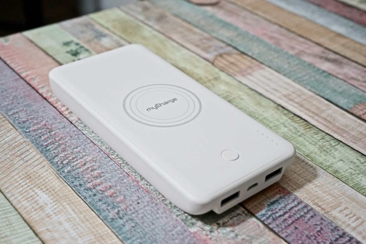 MyCharge's UnPlugged is a wireless charger and portable battery pack ...