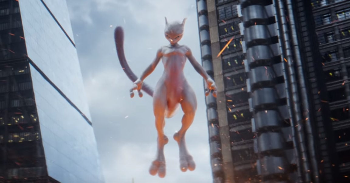 The new Detective Pikachu trailer introduces legendary Pokémon Mewtwo