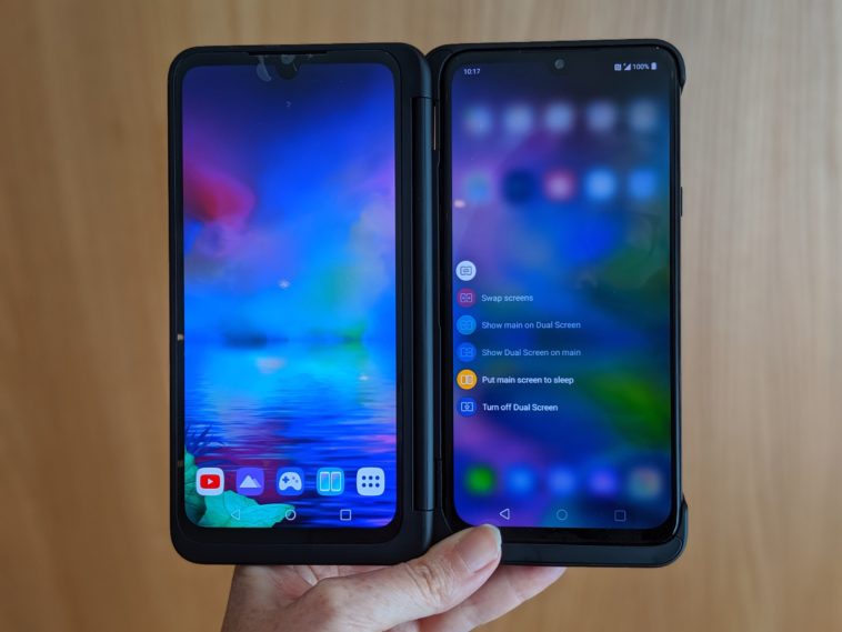 LG's improved Dual Screen for the LG G8X includes a cover OLED display ...