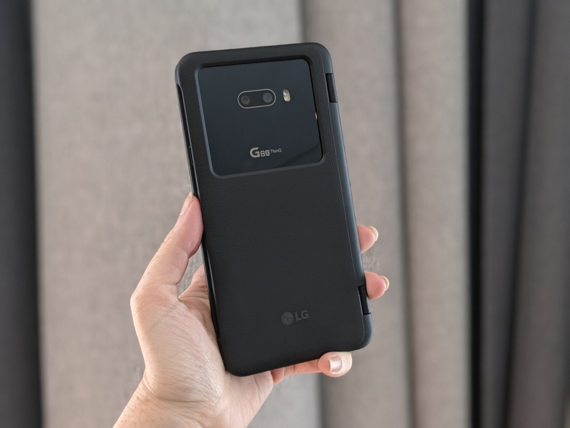 LG's improved Dual Screen for the LG G8X includes a cover OLED display ...
