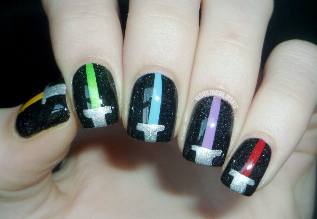 The Force is strong with these spectacular Star Wars nail art designs ...