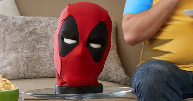 Deadpool interactive talking head is inappropriate and totally ...