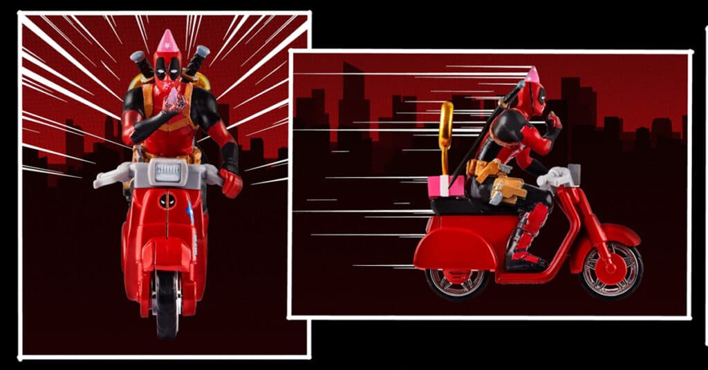 Hot Wheels Deadpool Birthday Scooter is now available at Mattel ...