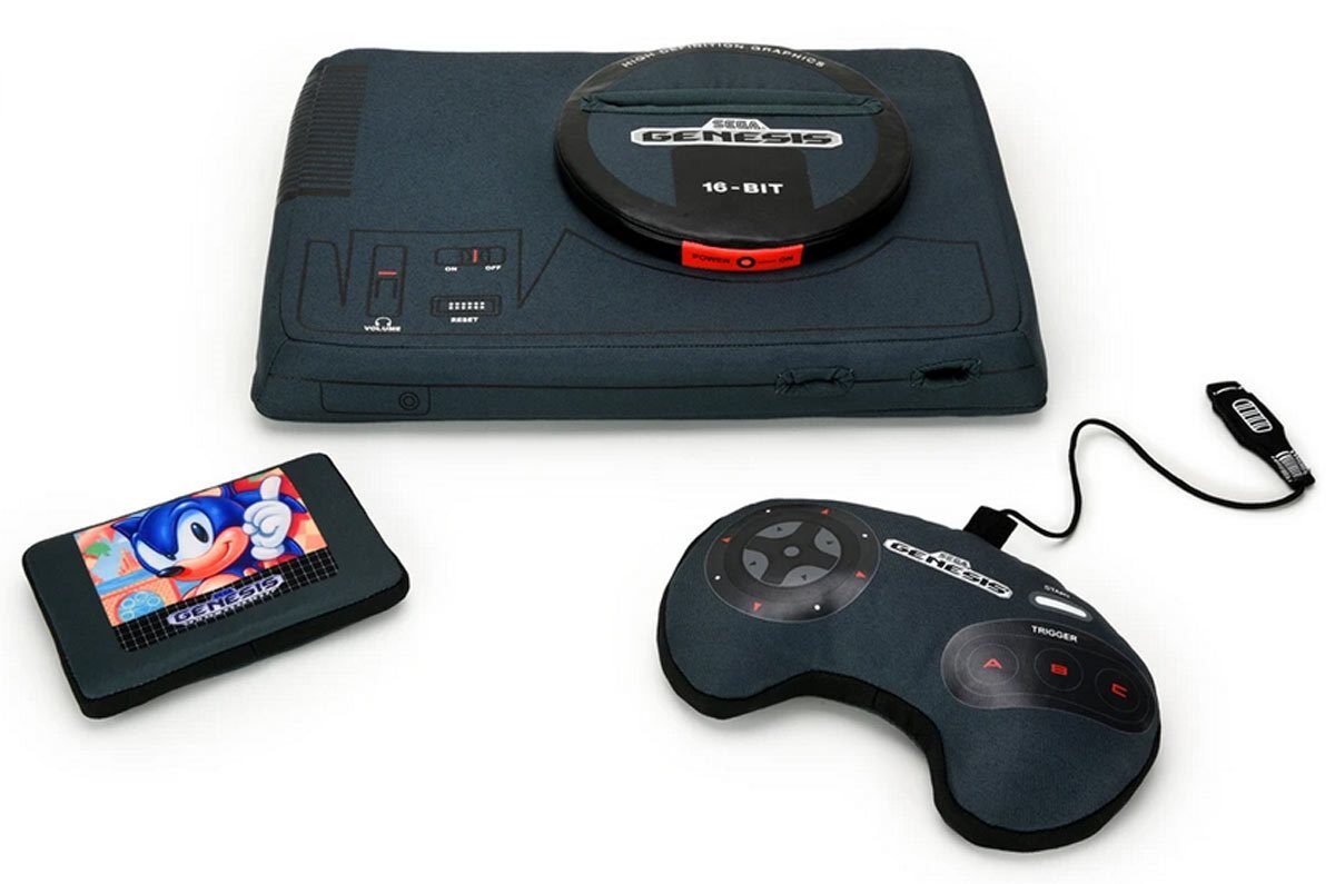SEGA Genesis gaming console plush is a huggable gift for retro game ...