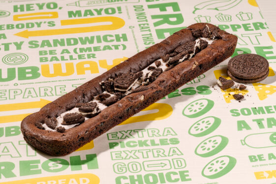 Subway Launches Oreo Footlong Cookie - GEEKSPIN