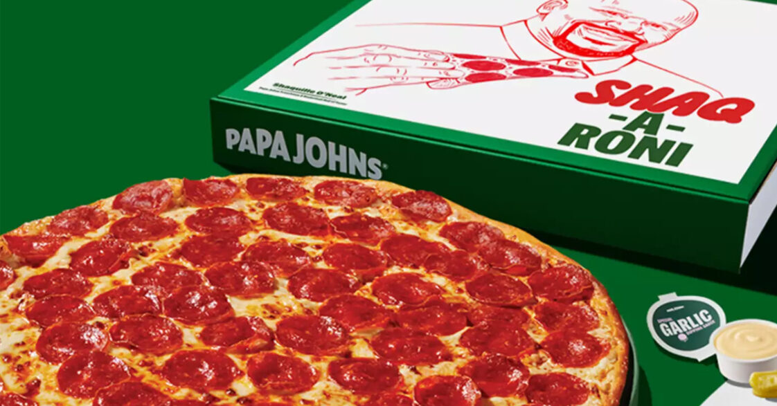 Papa Johns Brings Back Fan-Favorite Shaq-a-Roni Pizza
