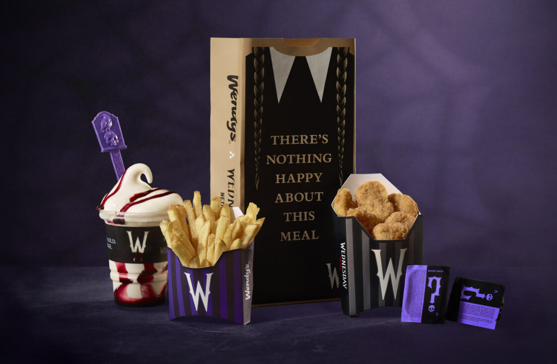 Wendy's Teams Up with Netflix's Wednesday for Dark New Meal - GEEKSPIN